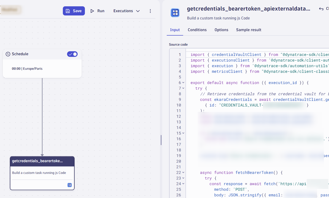 [Unlock Workflow Power] only with one Running.JS scheduled Task - Dynatrace Community