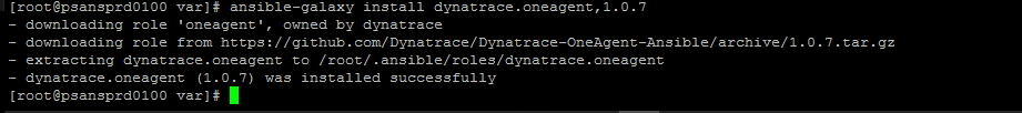 Solved: Install Ansible Module Dynatrace - OneAgent - Dynatrace Community