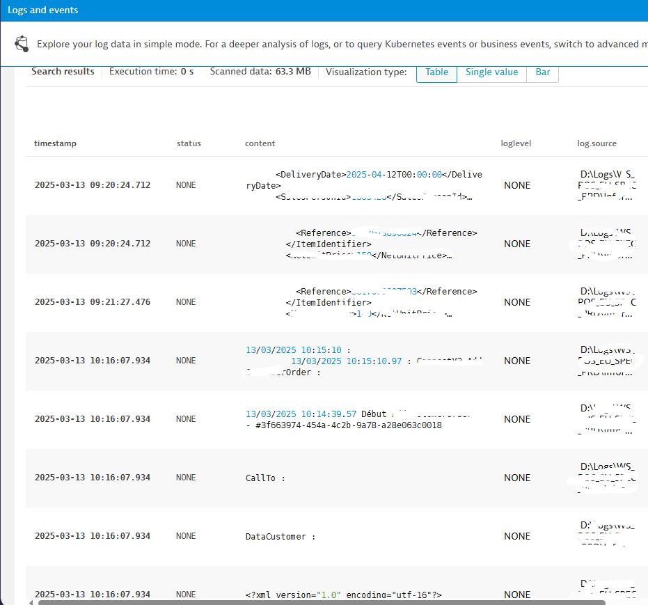 Solved: Merge log content coming from the same log.source - Dynatrace Community